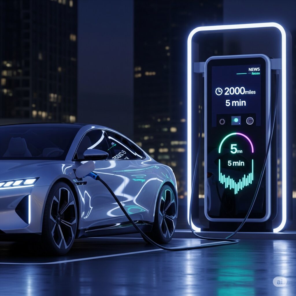 Huawei EV Battery: 2,000‑Mile Range and 5‑Min Charge